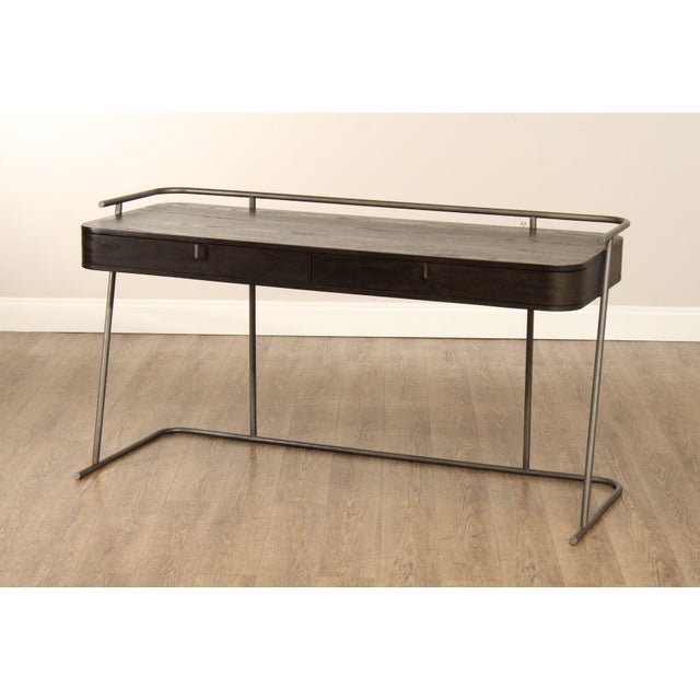 Safavieh Couture Ferrell Modern Industrial Wood And Steel Writing Desk ...