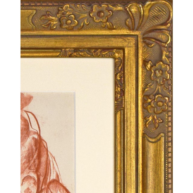 Vintage Conté Female Portrait Drawing by Robert Houston Whitmore 1941 ...