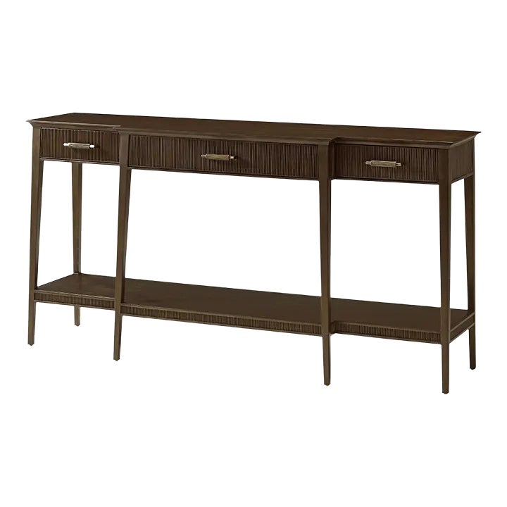 Dark Modern Console | Chairish