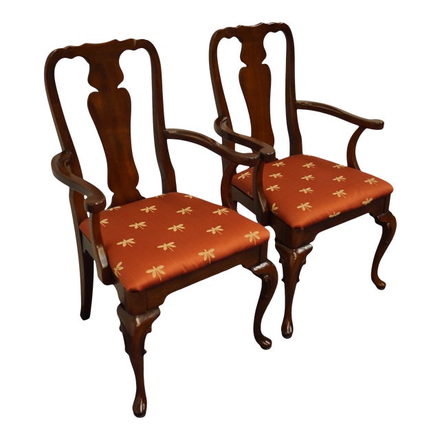 Set of Two Statton Furniture Solid Mahogany Traditional Style Dining ...