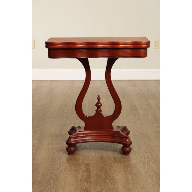 Mid 20th Century American Empire Style Mahogany Folding Card, Game ...