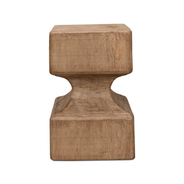 Wooden Beam Stool | Chairish