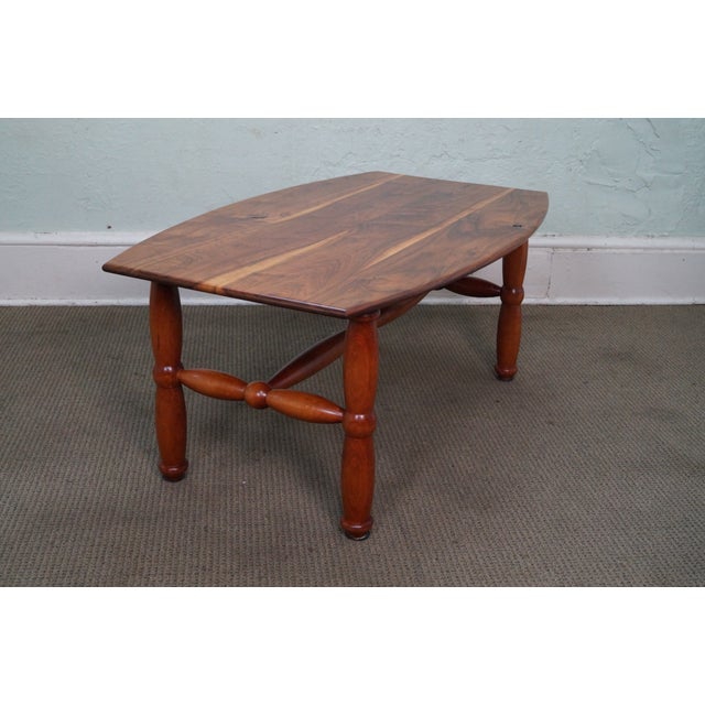 Studio Made Solid Walnut & Mix Wood Coffee Table | Chairish