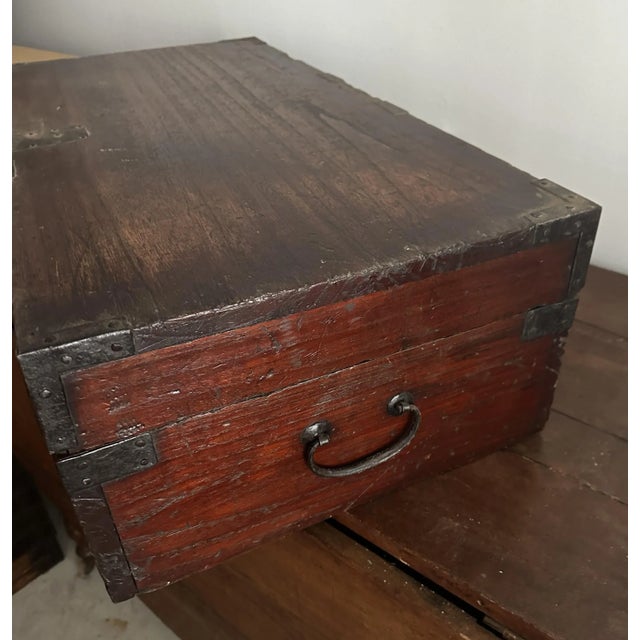 Japanese Antique Samurai Trunk | Chairish