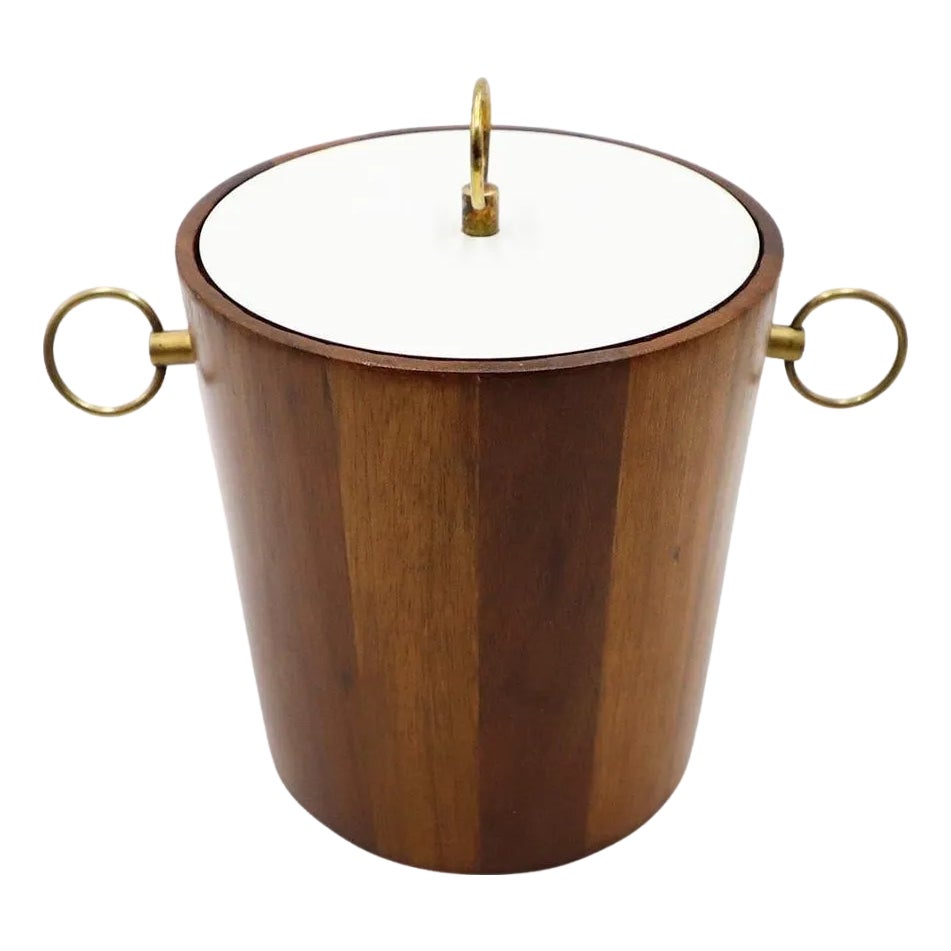 Mid 20th Century Mexican Modern Ice Bucket Made in Tropical Woods ...
