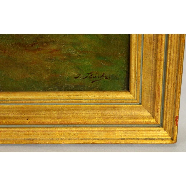 Late 19th Century Framed Oil on Canvas Landscape Painting of Tyrolean ...