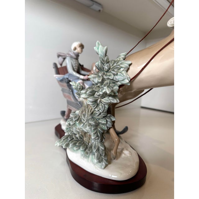 Lladró “Winter Wonderland” #1429 – Rare Christmas Reindeer & Sleigh ...