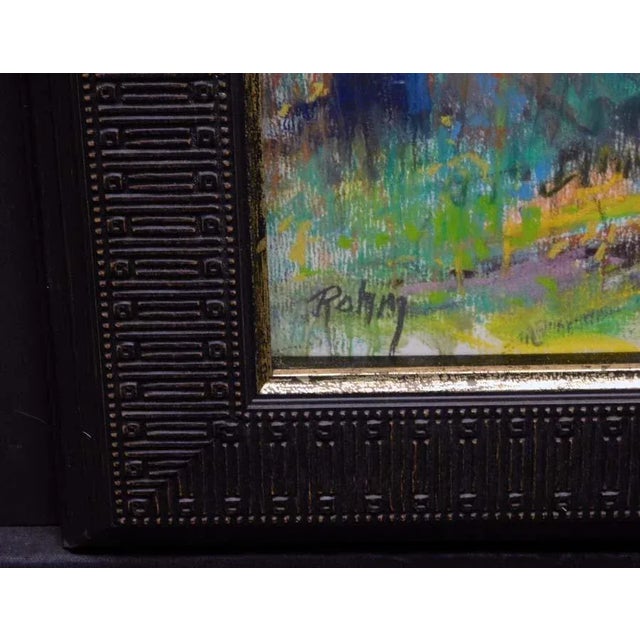 Vintage Robert Bob Rohm "Morning Glow" Original Oil on Canvas Landscape ...