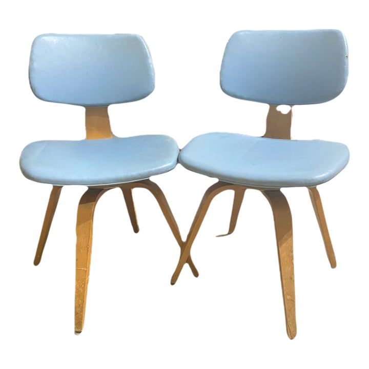 MCM 1950s Joe Atkinson for Thonet Chair, Mid Century, Vintage Chairs ...