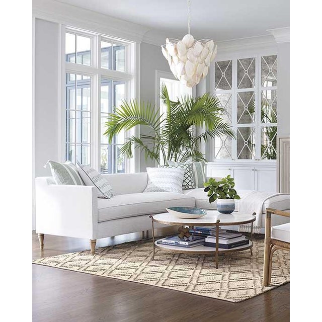 Serena and Lily Kingscliff Coastal Kabibe Shell Chandelier | Chairish