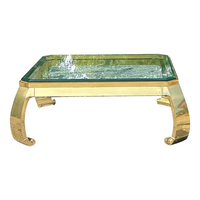 Late 20th Century Vintage Boho Bass Ming Dining Table After Mastercraft ...