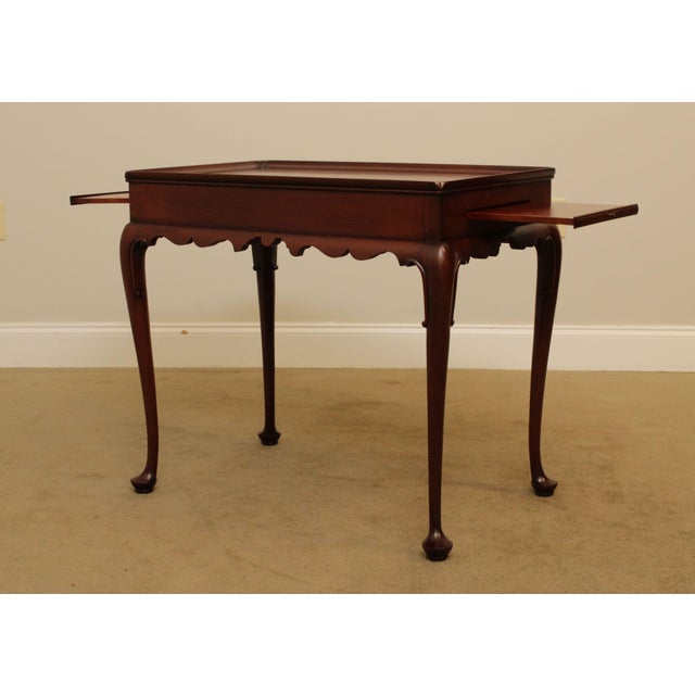 Kittinger Colonial Williamsburg Mahogany Queen Anne Tea Table (CW 8 ...