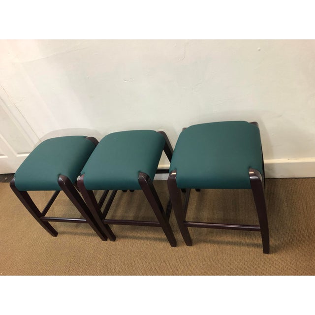 1980s Vintage Loewenstein Low Stools- Set of 3 | Chairish