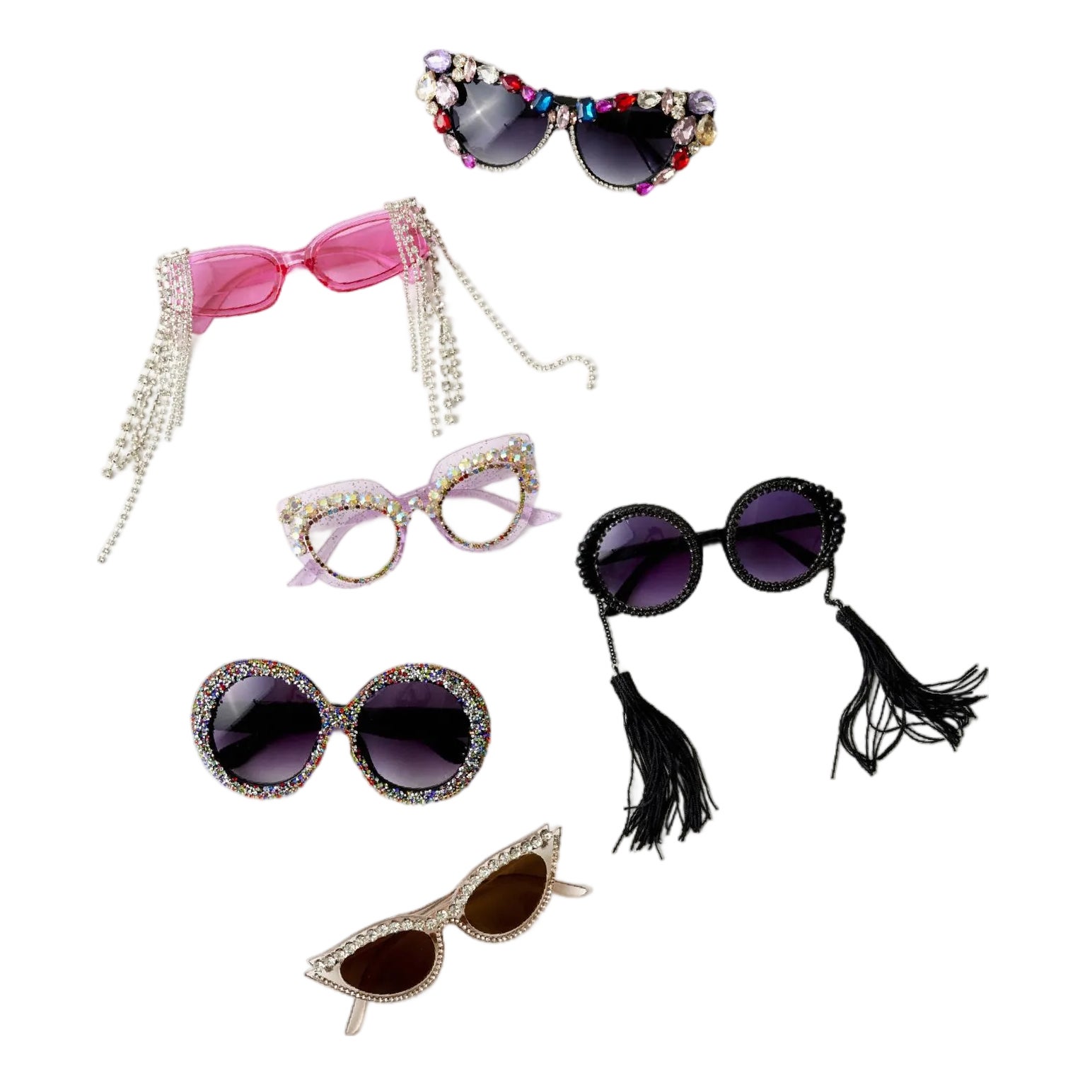 Set of 6 Party Spectacles | Chairish
