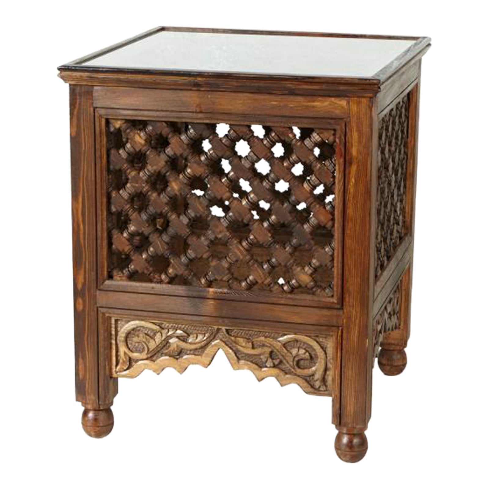 Asian Style Side Table Rabia | Chairish