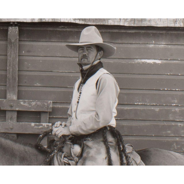 1982 Black and White Photograph of a Cowboy by Jay Dusard | Chairish