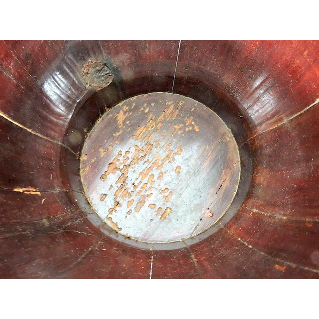 Antique Chinese Elm Wood Storage Box With Antiquities Seal | Chairish