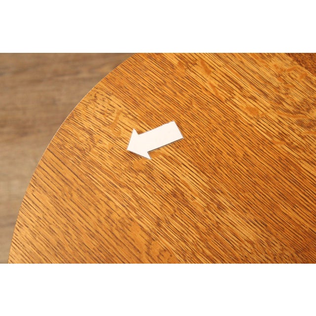 Stickley Mission Collection Oak Gus Tea Table | Chairish