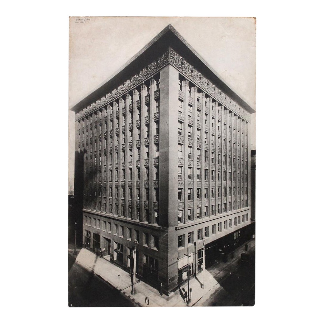 1930s Format Moma Exhibited Photograph of Louis Sullivan's Wainwright ...