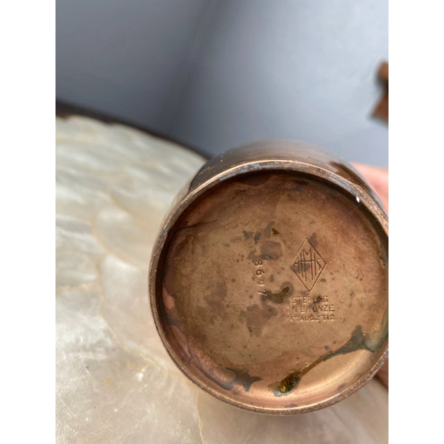 Early 20th Century Heintz Sterling Over Bronze Arts and Crafts Vase ...