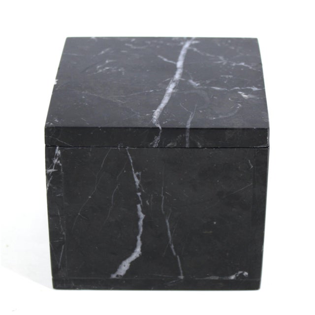 Modern Marble Trinket Box | Chairish