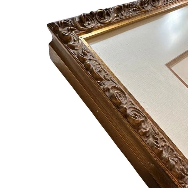 Antique French Rendering of Rococo Painted Boudoir Ceiling, Paris ...