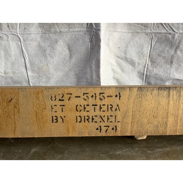 1970s Pair of Vintage Drexel Et Cetera Wood Twin Headboards | Chairish