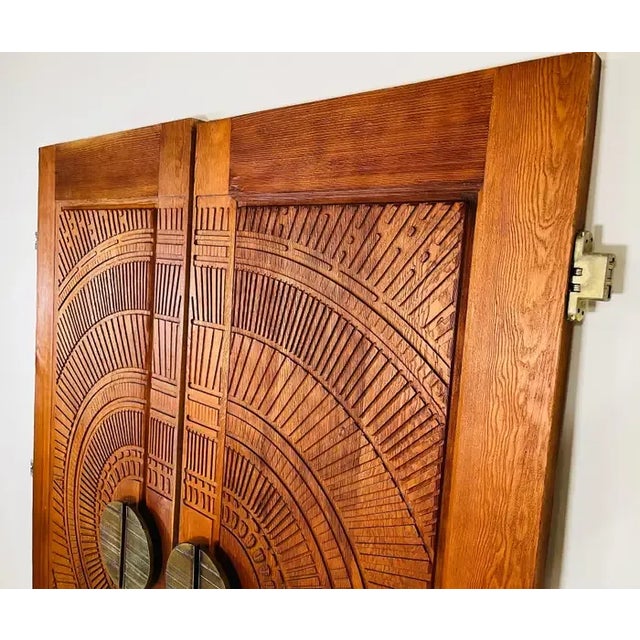 Billy Joe McCarroll and David Gillespe, Heroic Sunburst Doors | Chairish