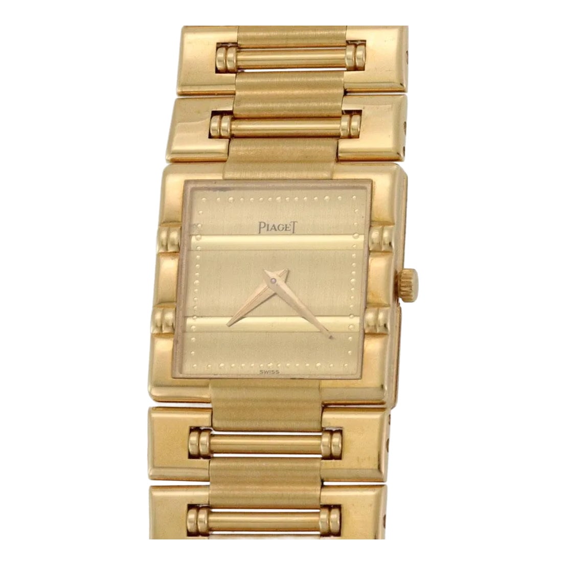 Piaget Dancer Men's Watch Yellow Gold 18k Quartz 80317 101.7gr | Chairish