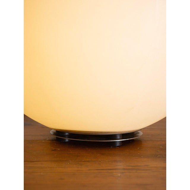 Large Molded Plastic Egg Form Lamp | Chairish