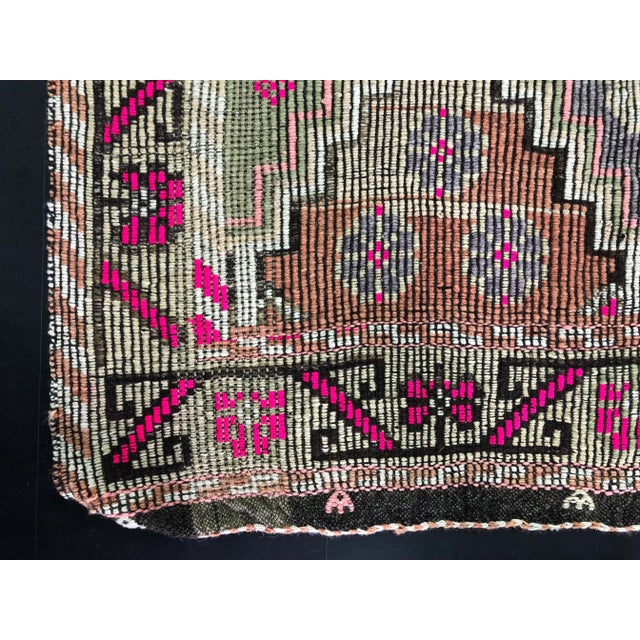 Contemporary Turkish Traditional Natural Goat Hair Antique Kilim Rug ...