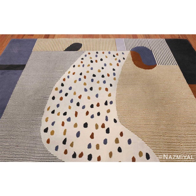 Vintage Scandinavian Stream For House and Garden Josef Frank Rug | Chairish
