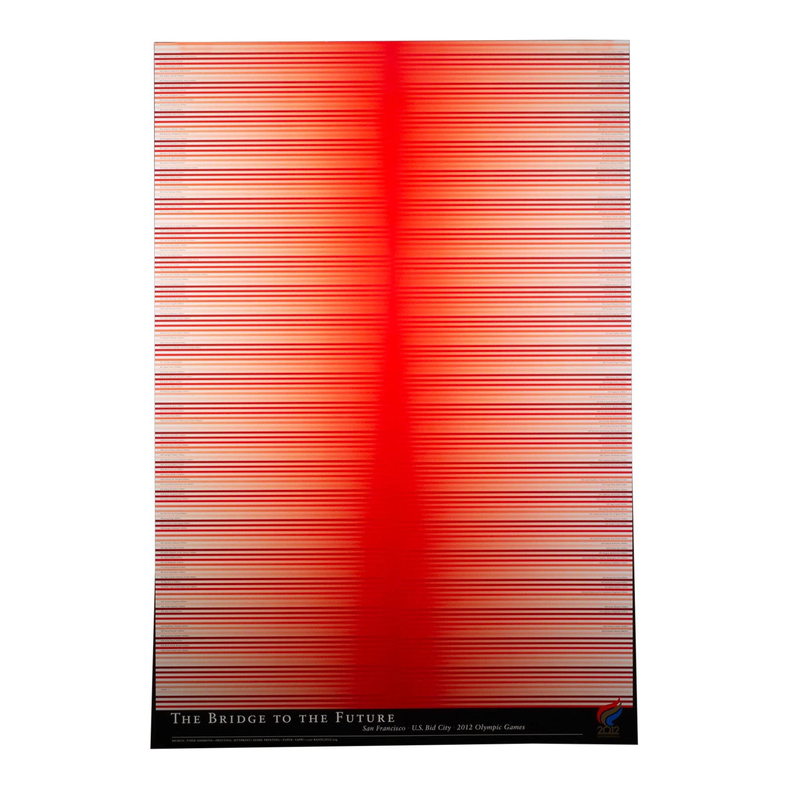 Original San Francisco Olympic Summer Games Poster, 2002 by Todd ...