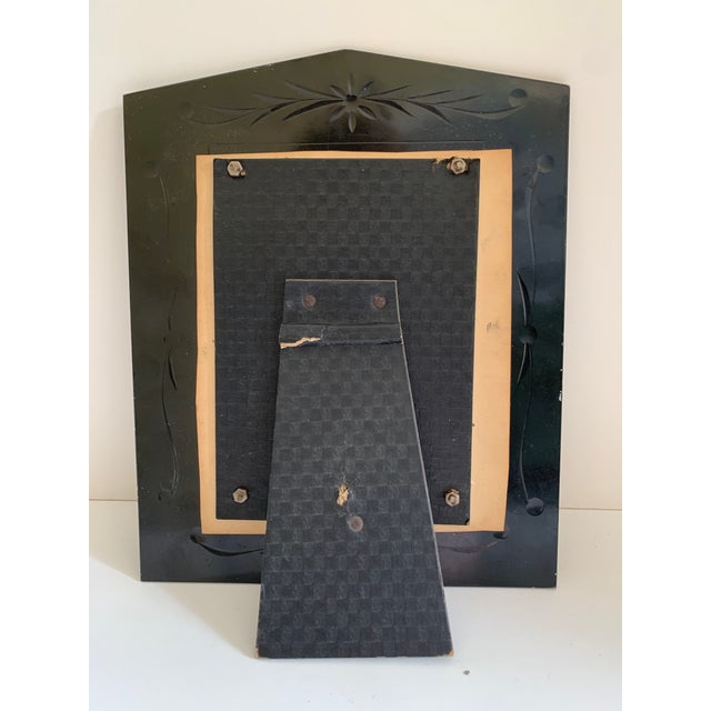 Early 20th Century Glass Photo Frame | Chairish