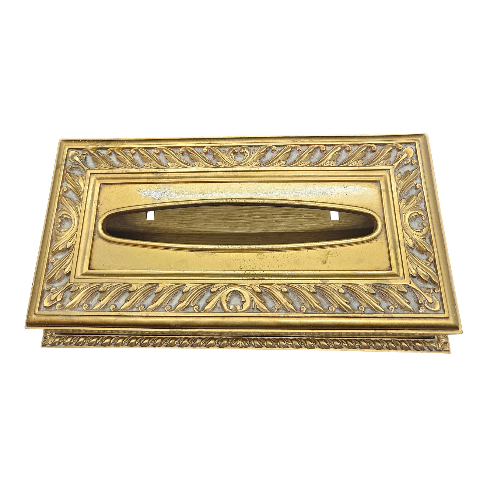 Vintage Syroco Tissue Box Cover. | Chairish