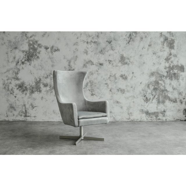 Lounge Chair in Grey | Chairish