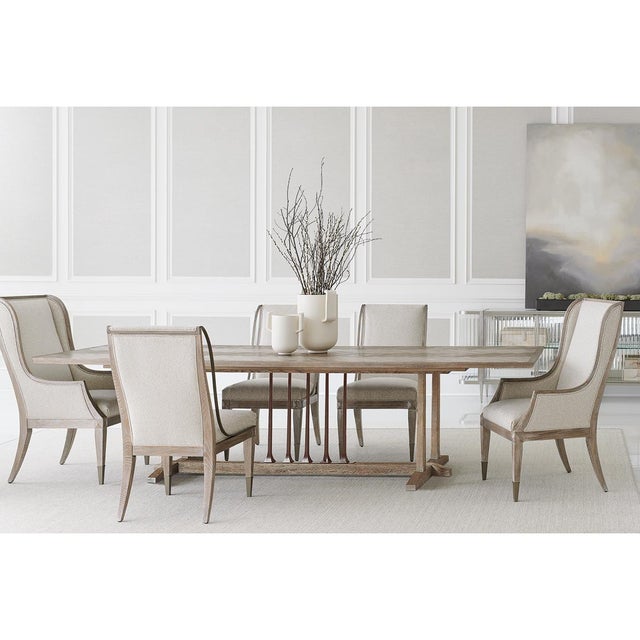 Parquetry extension dining table store
