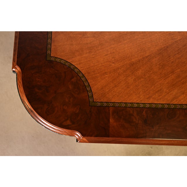 Henredon Grand Provenance Italian Neoclassical Inlaid Cherry and Burl ...