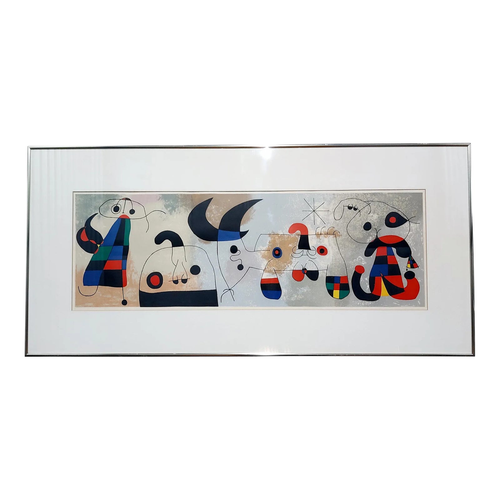 Joan Miró 1951 Framed Lithograph Print | Chairish