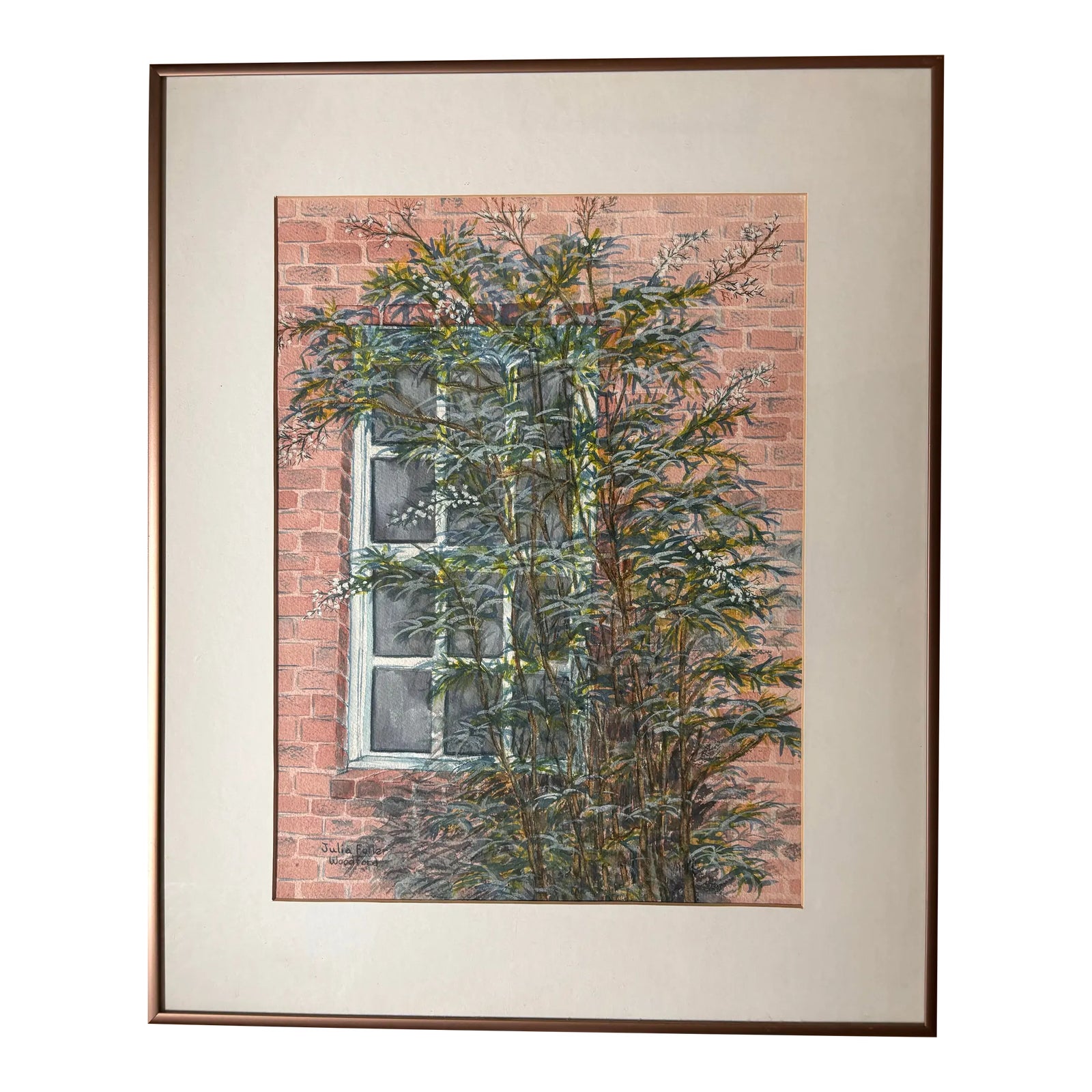 Original Watercolor Painting by Julia Fuller Woodford, Framed | Chairish