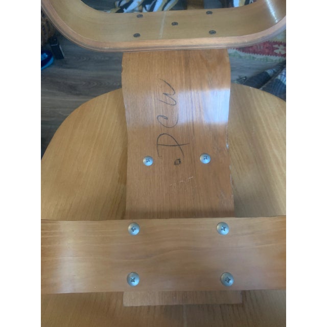 Early 2nd Generation Eames Dcw Herman Miller Calico Ash Chair | Chairish