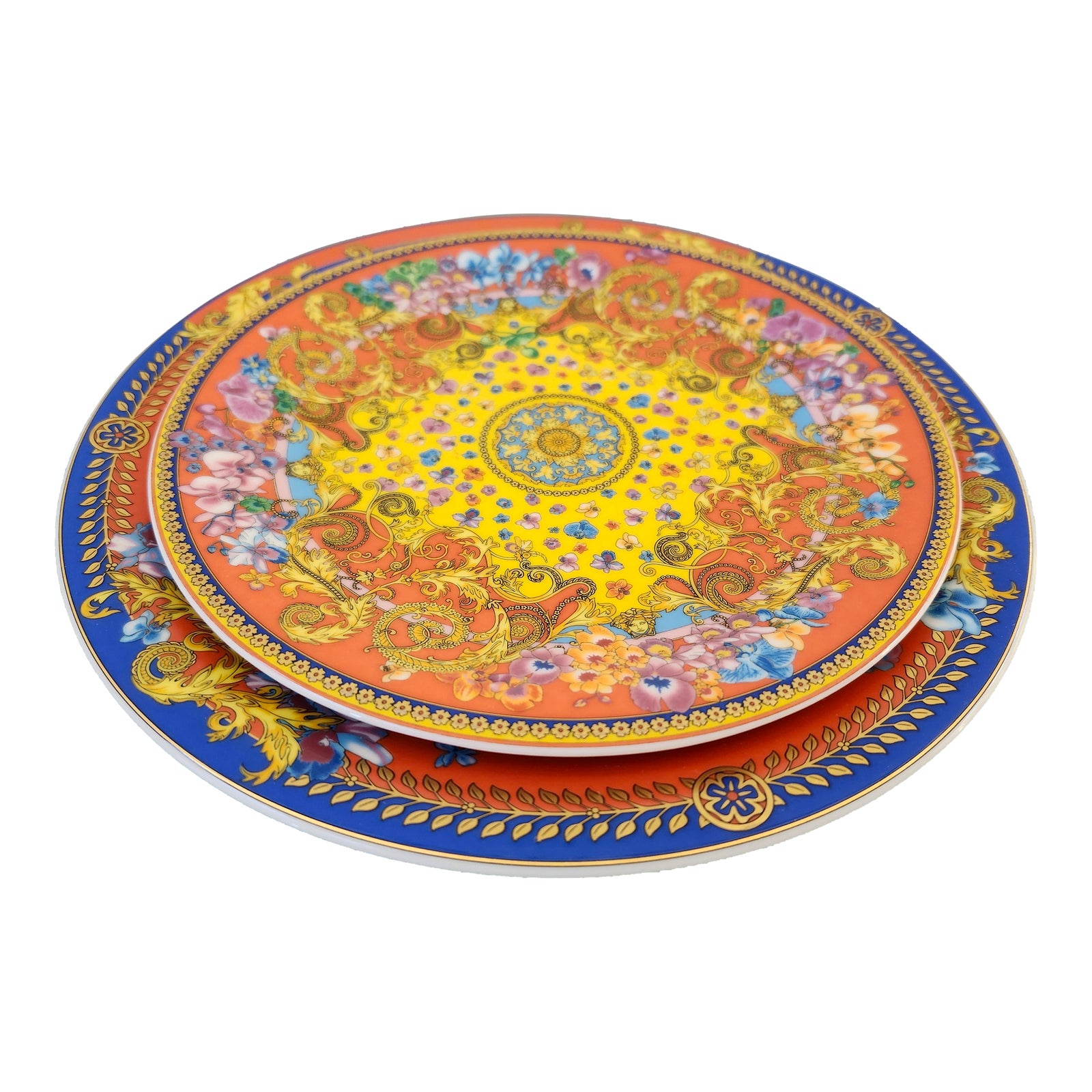 Versace Rosenthal Primavera Boxed Plate Setting of Late 20th Century ...