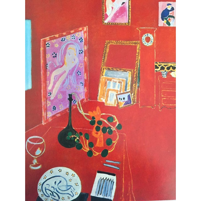 Henri Matisse Vintage 1973 Authentic Fauvism Lithograph Print " the Red ...