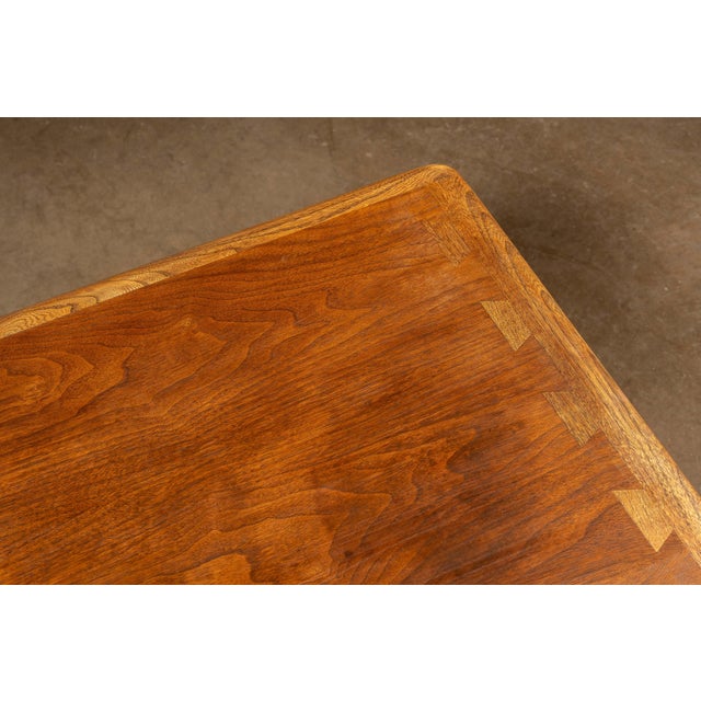 1960s Vintage Lane Walnut Side Table | Chairish