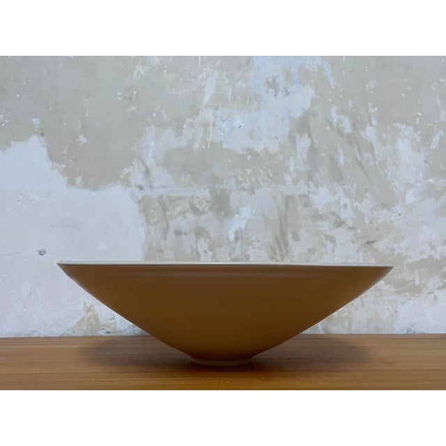 1990s Wayne Bates Postmodern Studio Pottery Bowl | Chairish