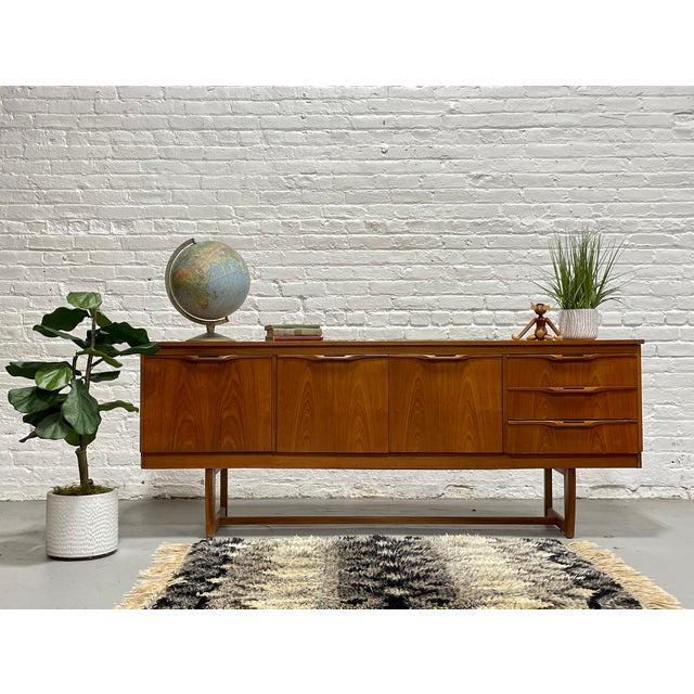 Mid Century Modern Danish Teak Credenza / Media Stand by J. Sakol, C. 1960's | Chairish