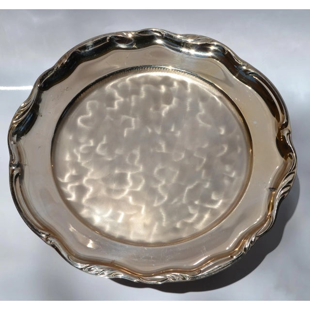 Wmf Ikora Germany Silverplate Round Platter Serving Tray 1970 | Chairish