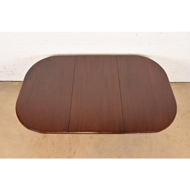 Reeder of London Antique English Regency Carved Mahogany Pedestal ...