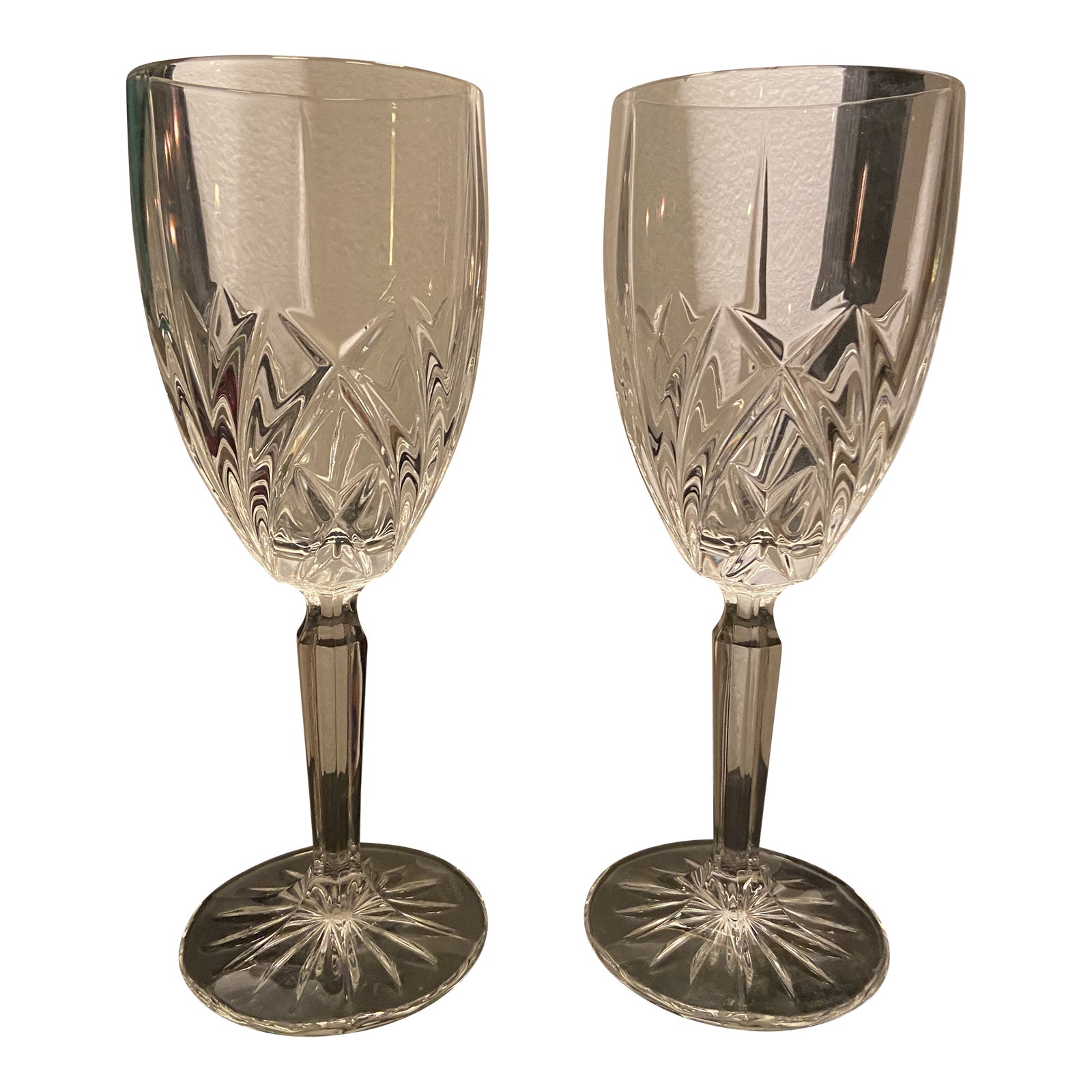 Early 20th Century Waterford Crystal Wine Goblets Marquis Pattern- a ...