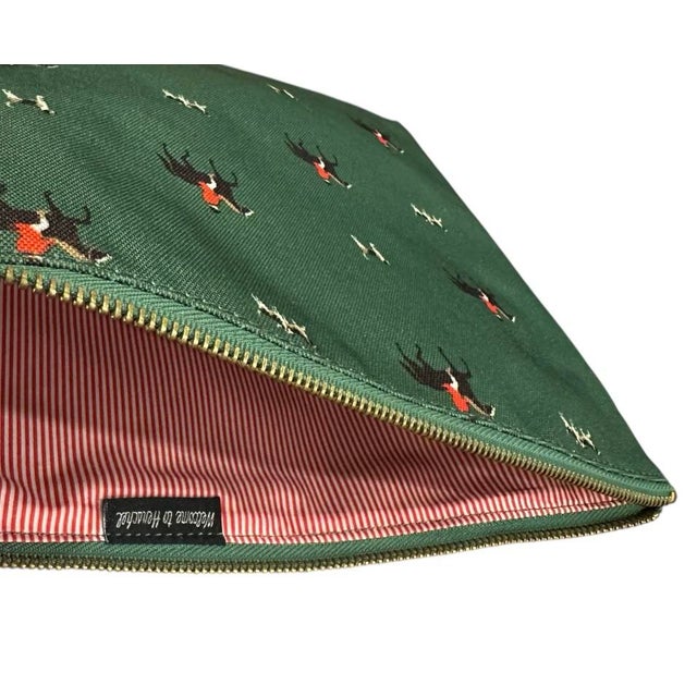 Herschel Supply Co. Large Green Hunt / Fox Hunt Travel Bag / Pouch ...